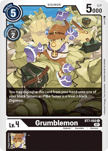 Grumblemon (BT7-060) | DigimonCardGame Wiki | Fandom