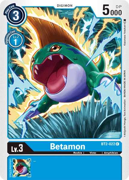 Betamon (BT2-022) | DigimonCardGame Wiki | Fandom