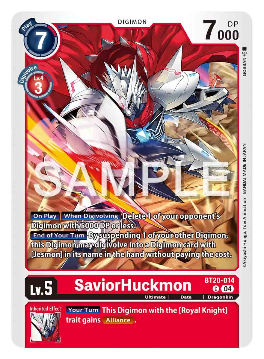 SaviorHuckmon (BT20-014) | DigimonCardGame Wiki | Fandom