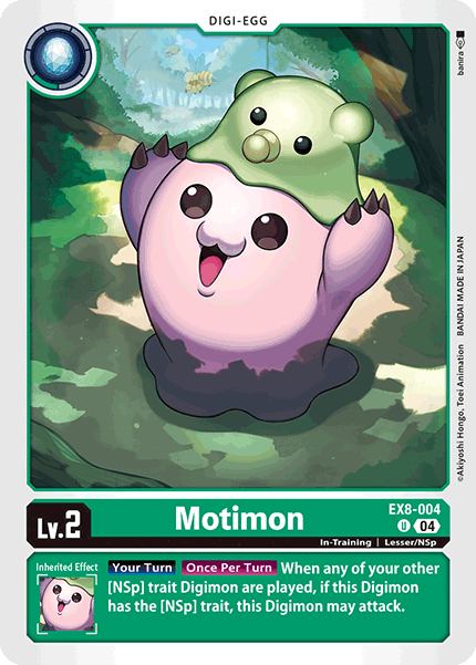 Motimon (EX8-004) | DigimonCardGame Wiki | Fandom