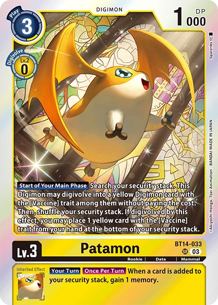 Patamon (BT14-033) | DigimonCardGame Wiki | Fandom