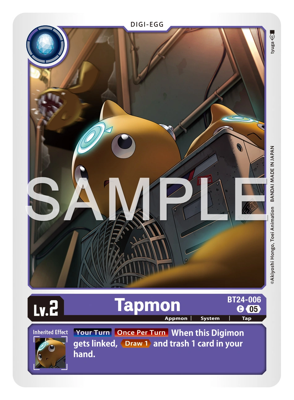 Tapmon (BT24-006) | DigimonCardGame Wiki | Fandom