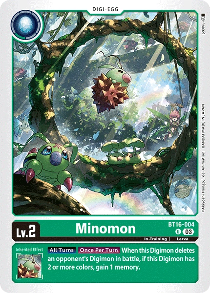 Minomon (BT16-004) | DigimonCardGame Wiki | Fandom