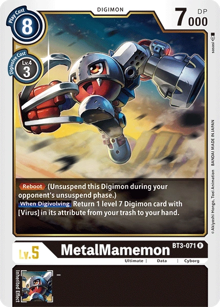MetalMamemon (BT3-071) | DigimonCardGame Wiki | Fandom