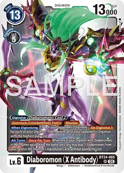 Diaboromon (X Antibody) (BT24-065) | DigimonCardGame Wiki | Fandom