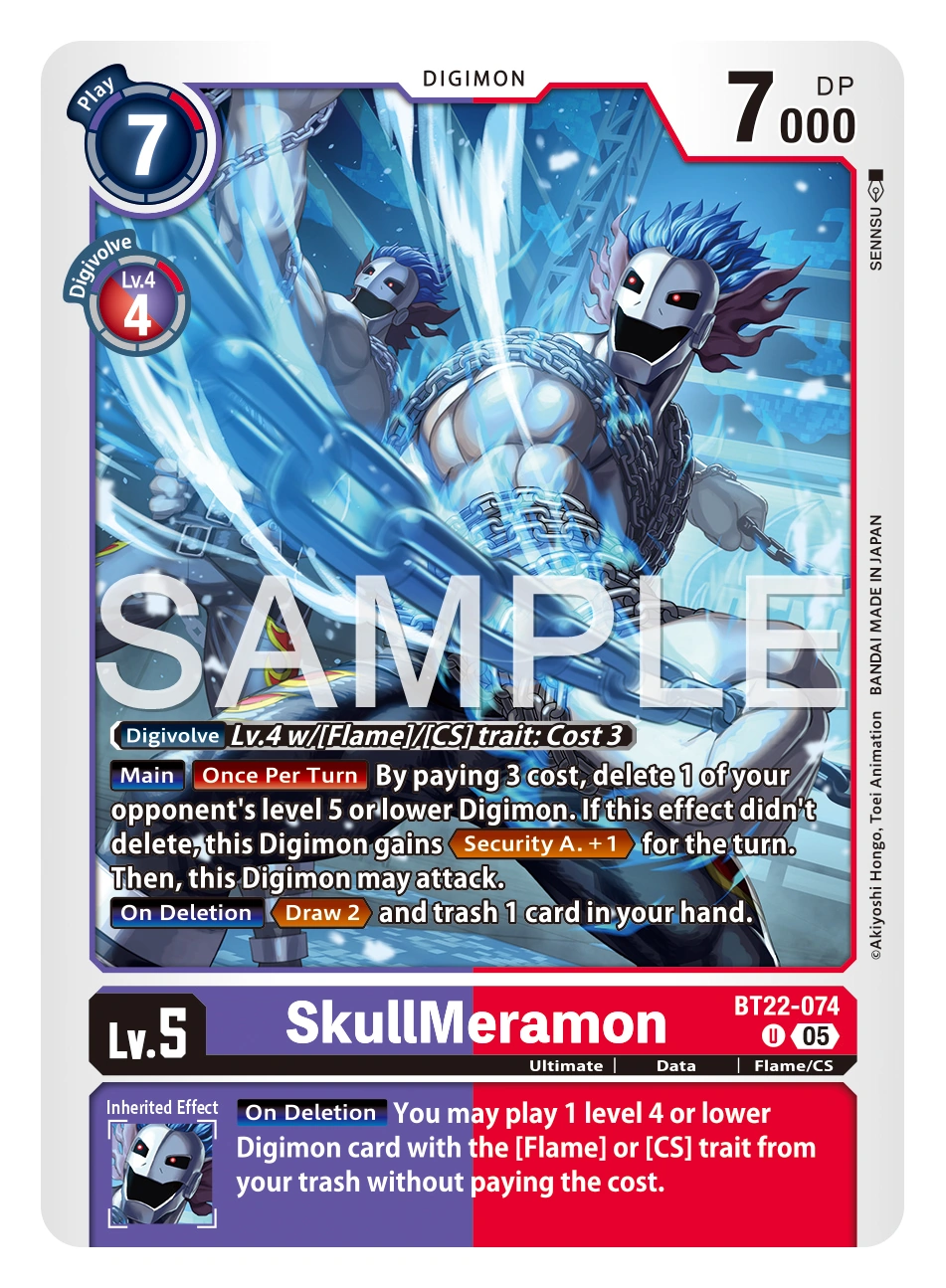 SkullMeramon (BT22-074) | DigimonCardGame Wiki | Fandom