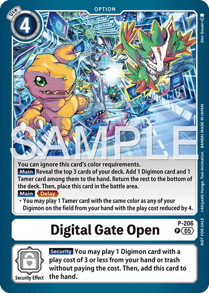 Digital Gate Open (P-206) | DigimonCardGame Wiki | Fandom