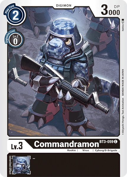 Commandramon (BT3-059) | DigimonCardGame Wiki | Fandom