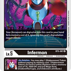 Infermon Digimon Card Battle