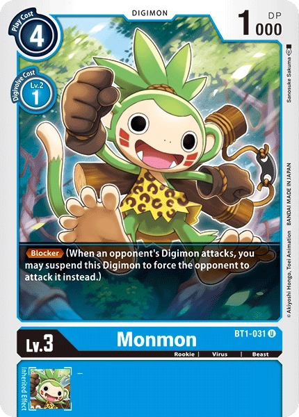 Monmon (BT1-031) | DigimonCardGame Wiki | Fandom