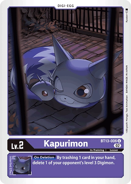 Kapurimon (BT13-006) | DigimonCardGame Wiki | Fandom