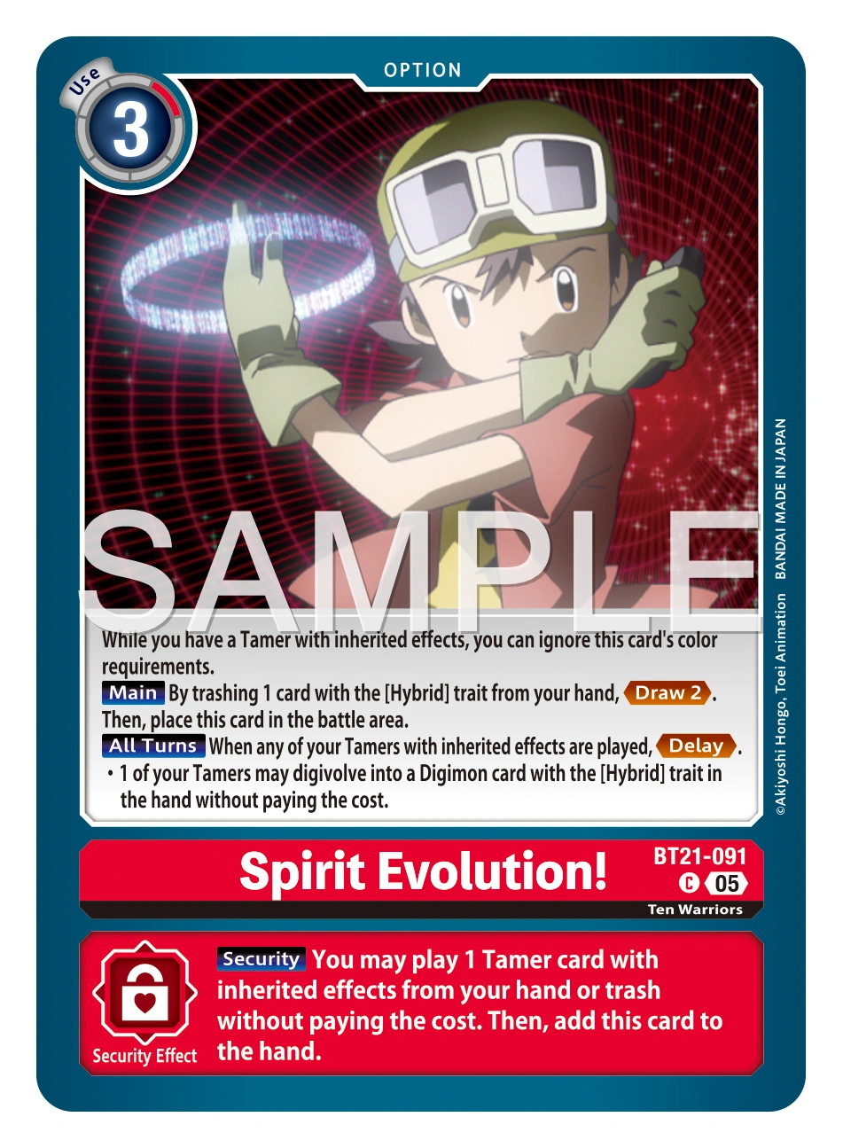 Spirit Evolution! (BT21-091) | DigimonCardGame Wiki | Fandom