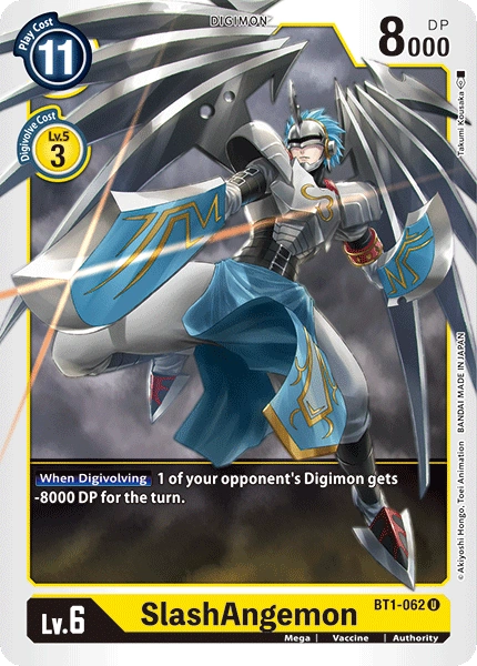 SlashAngemon (BT1-062) | DigimonCardGame Wiki | Fandom