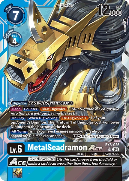 MetalSeadramon (EX8-026) | DigimonCardGame Wiki | Fandom