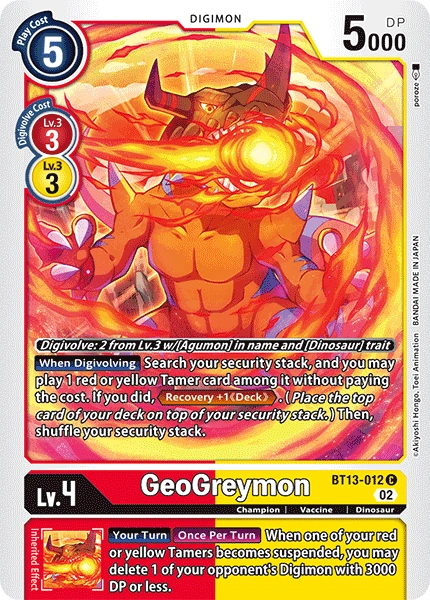 GeoGreymon (BT13-012) | DigimonCardGame Wiki | Fandom