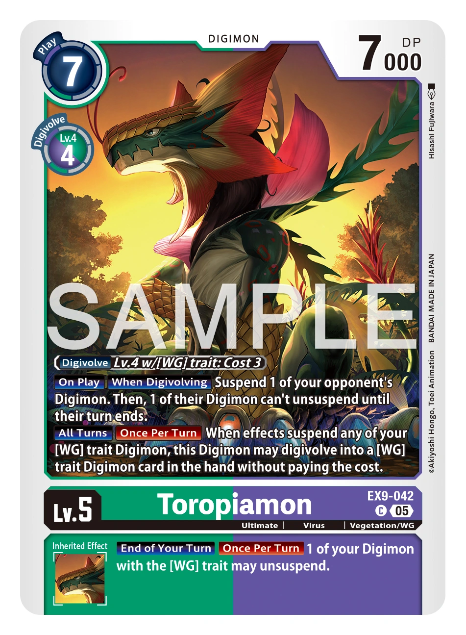 Toropiamon (EX9-042) | DigimonCardGame Wiki | Fandom