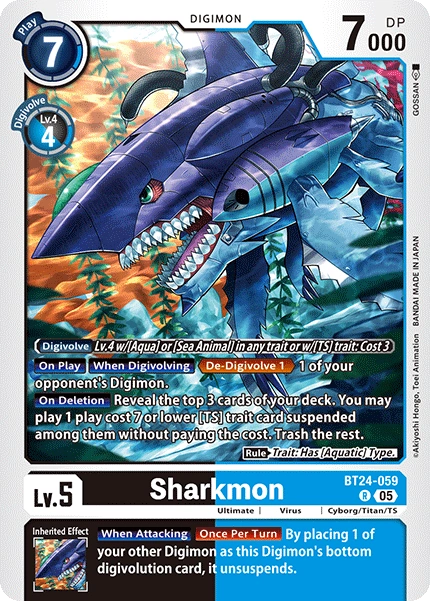 Sharkmon (BT24-059) | DigimonCardGame Wiki | Fandom