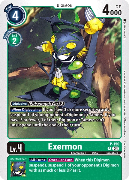 Exermon (P-150) | DigimonCardGame Wiki | Fandom