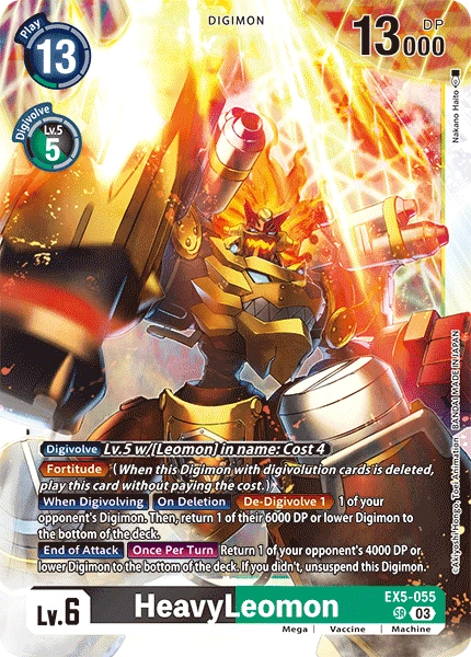 HeavyLeomon (EX5-055) | DigimonCardGame Wiki | Fandom