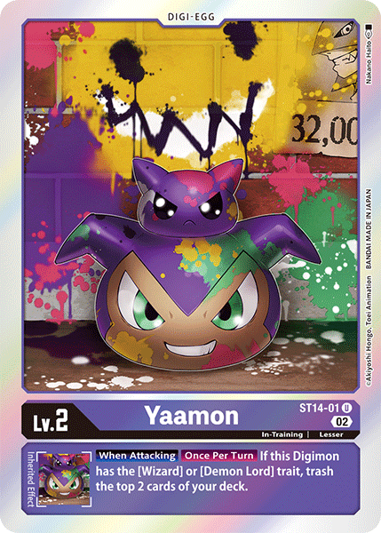 Yaamon (ST14-01) | DigimonCardGame Wiki | Fandom