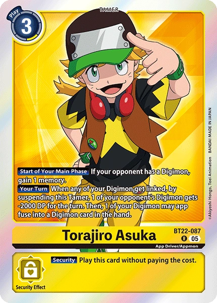 Torajiro Asuka (BT22-087) | DigimonCardGame Wiki | Fandom
