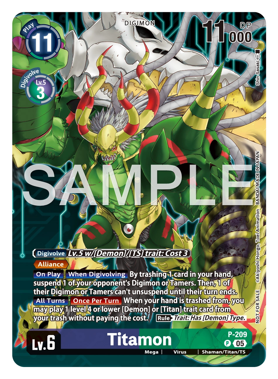 Titamon (P-209) | DigimonCardGame Wiki | Fandom