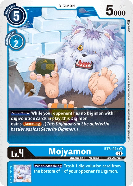Mojyamon (BT6-024) | DigimonCardGame Wiki | Fandom