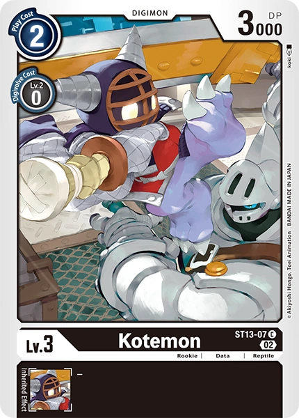 Kotemon (ST13-07) | DigimonCardGame Wiki | Fandom