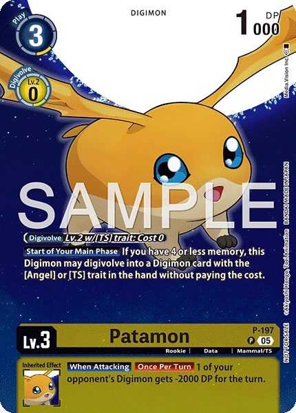 Patamon (P-197) | DigimonCardGame Wiki | Fandom