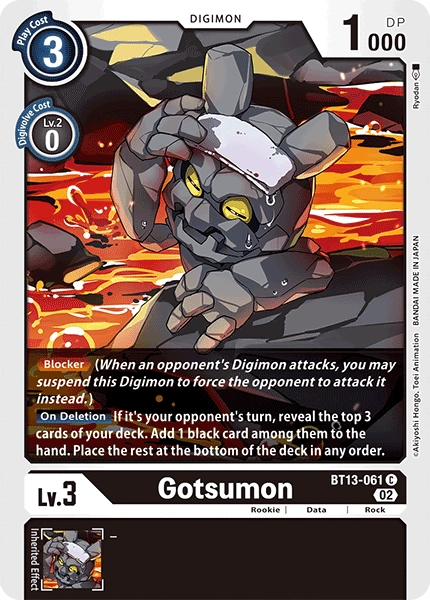 Gotsumon (BT13-061) | DigimonCardGame Wiki | Fandom
