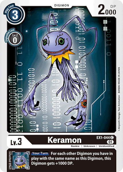 Keramon (EX1-044) | DigimonCardGame Wiki | Fandom