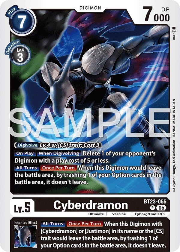 Cyberdramon (BT23-055) | DigimonCardGame Wiki | Fandom