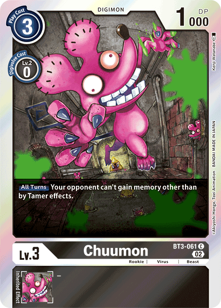 Chuumon (BT3-061) | DigimonCardGame Wiki | Fandom