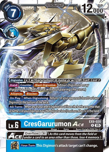 CresGarurumon (EX9-020) | DigimonCardGame Wiki | Fandom