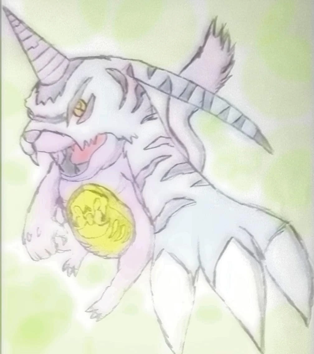 Xros Up! Psychemon (Gabumon X). | Digimon Fanon Wiki | Fandom