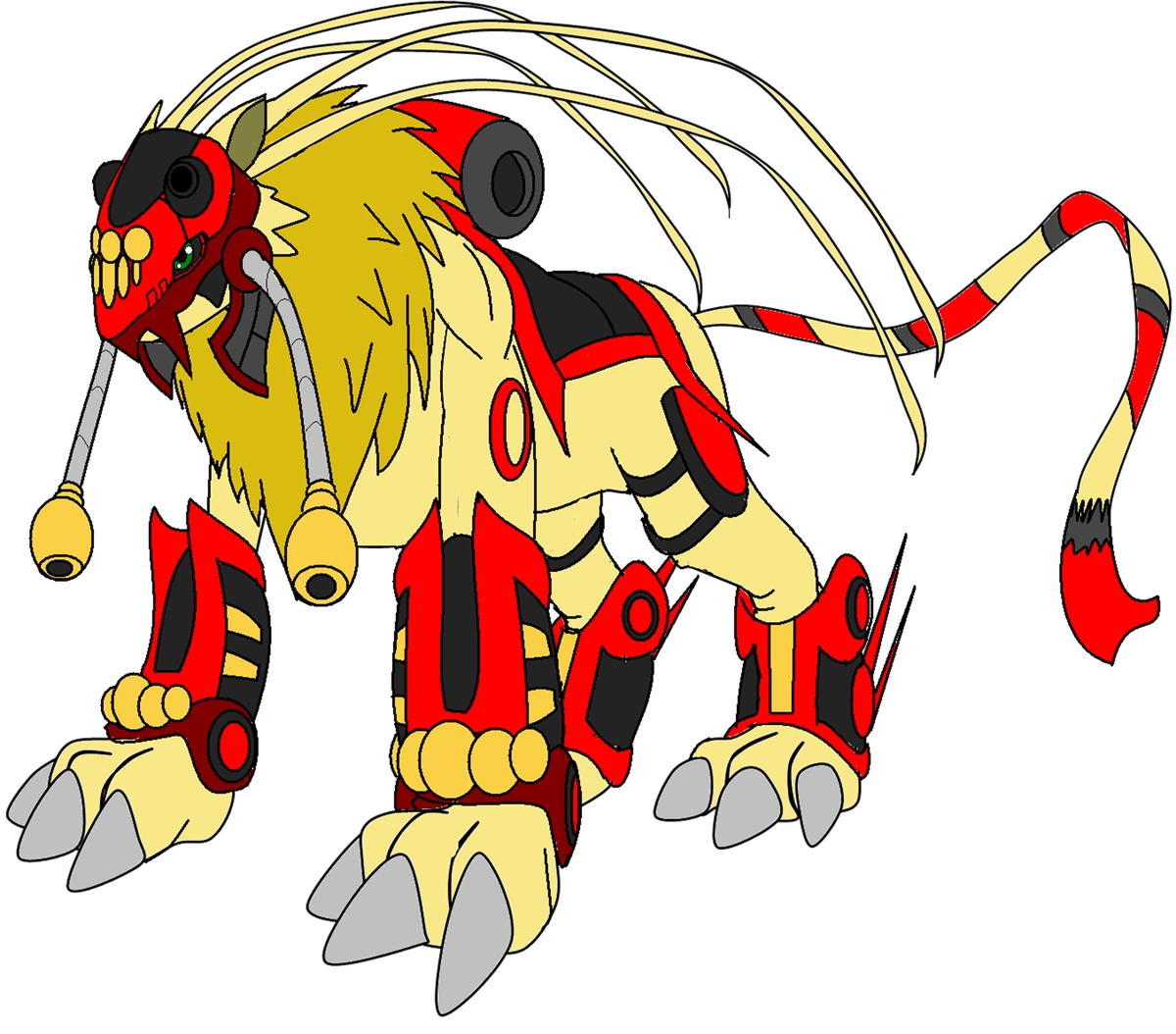 Tigergarlamon | Digimon Fanon Wiki | Fandom