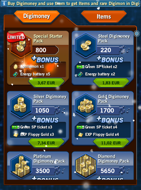 Items And Digimoney Digimon Heroes Wikia Fandom