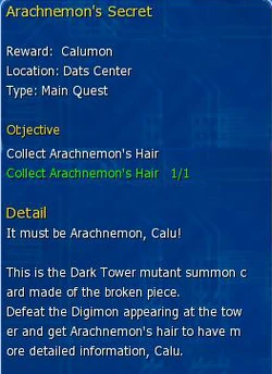 Grasp Arachnemon's secret | Digimon Masters Wiki | Fandom