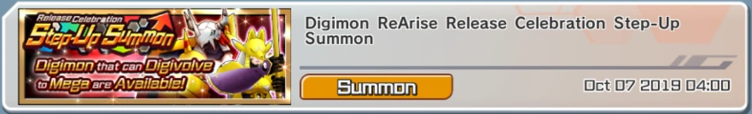 Summon - Digimon ReArise Wiki
