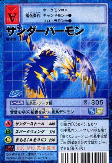 Thunderbirmon (Digital Monster St-719) | Digimon Universe Wiki | Fandom