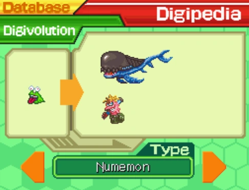 Digimon Numemon Evolution