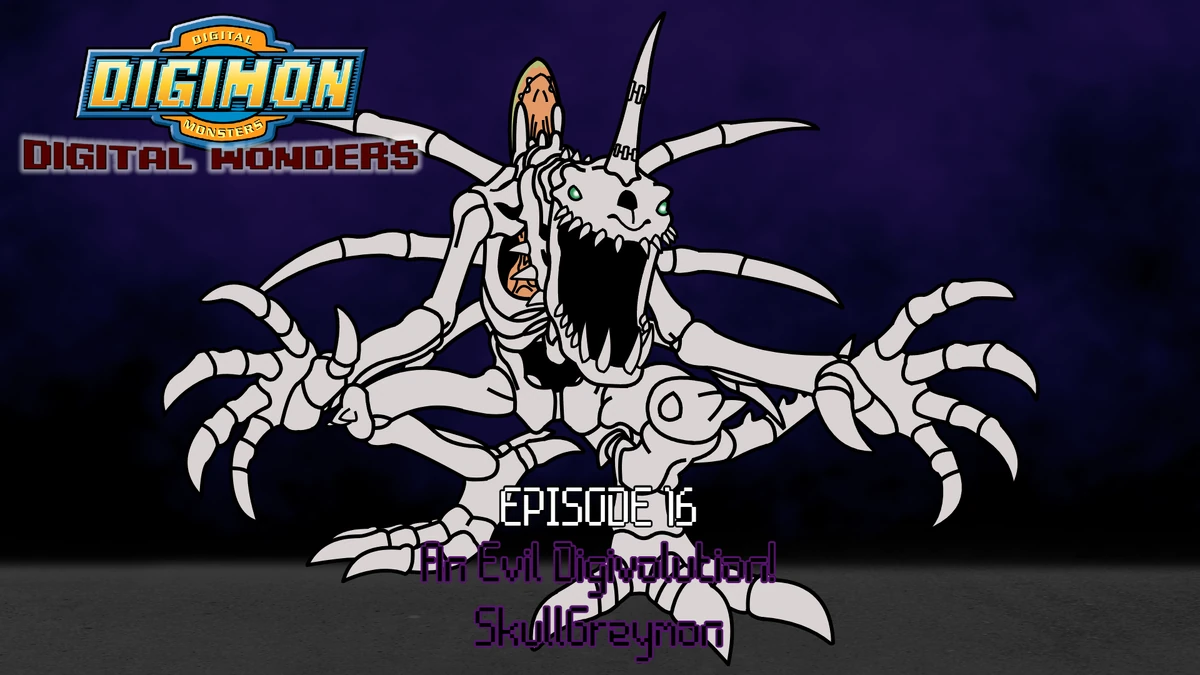 An Evil Digivolution! SkullGreymon | Digital Wonders Wiki | Fandom