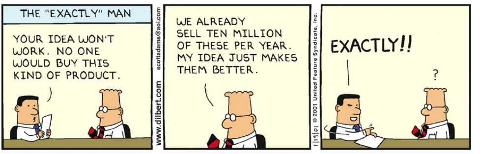 The Exactly Man | Dilbert Wiki | Fandom