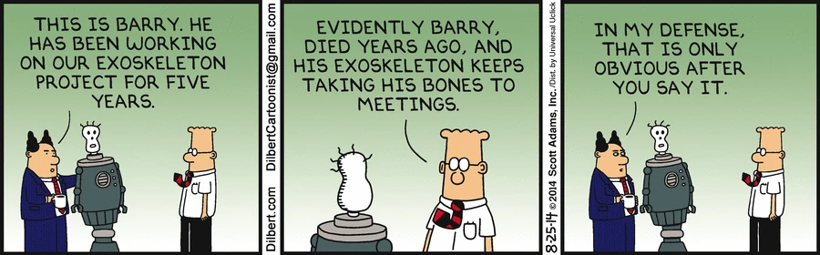 Team Meeting Dilbert