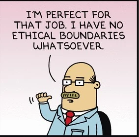 Ethics Cartoon Dilbert