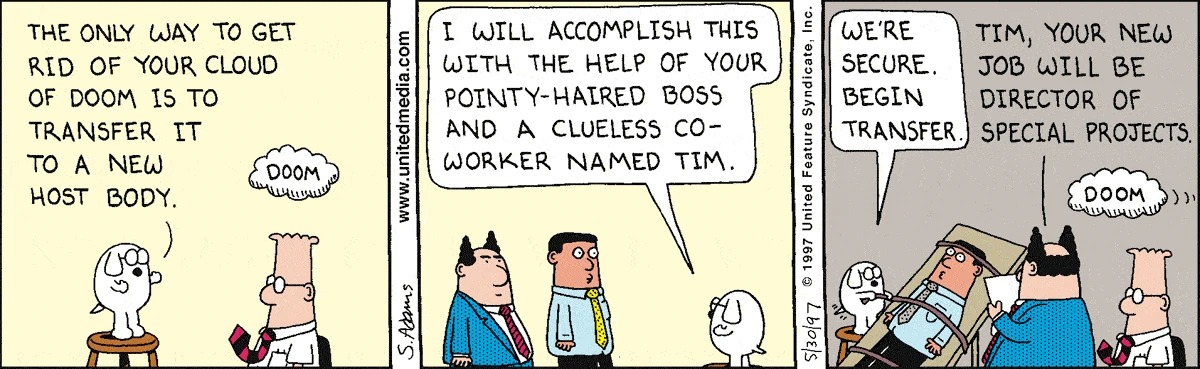 New Employee Dilbert