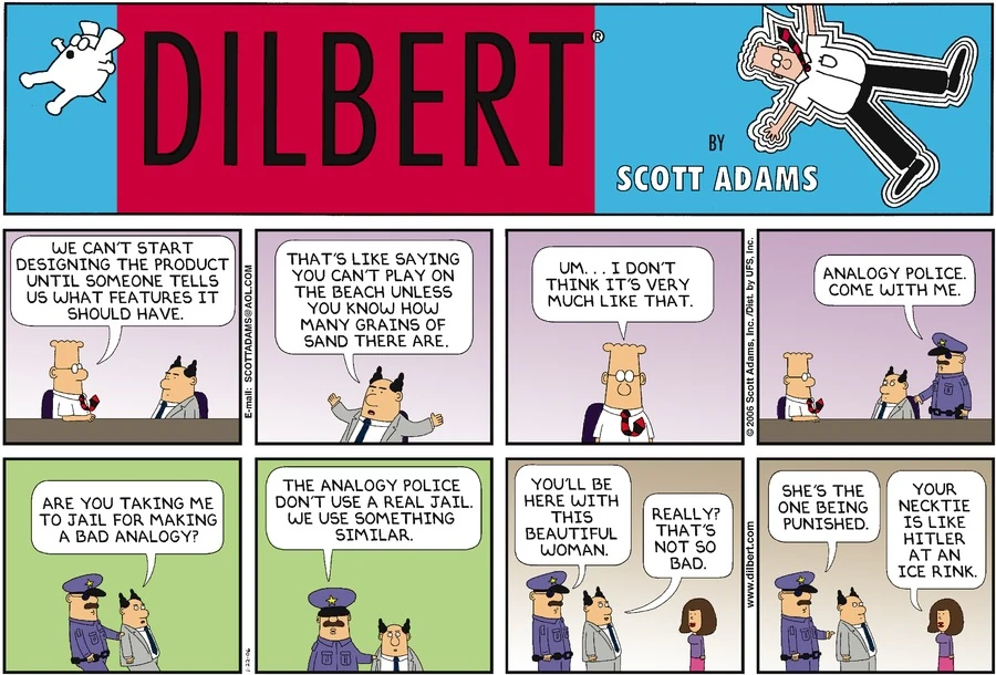 Analogy Police | Dilbert Wiki | Fandom