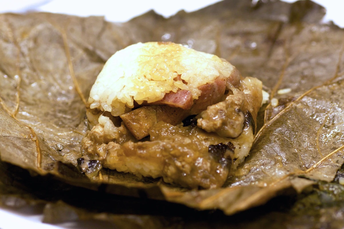 Lotus Wrapped Sticky Rice | Dim Sum Wiki | Fandom