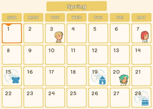 Calendar | Dinkum Wiki | Fandom