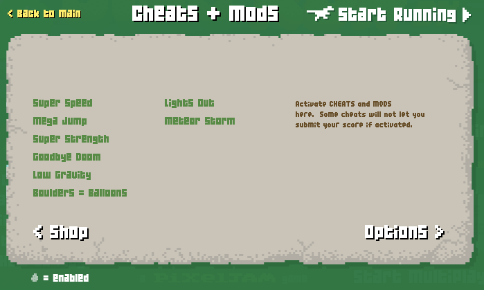 List of Cheats | Dino Run Wiki | Fandom